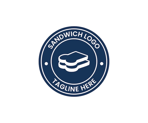 Delightful Sandwich Logo with Customizable Tagline | Jiffy Designs