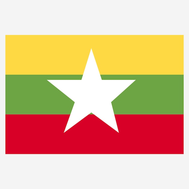 Vibrant Flag of Myanmar: A Symbol of Unity and Pride | Jiffy Designs