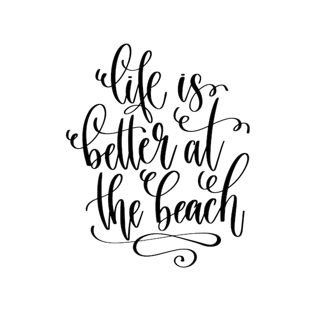 Inspiring Beach Lettering with Motivational Quote | Jiffy Designs