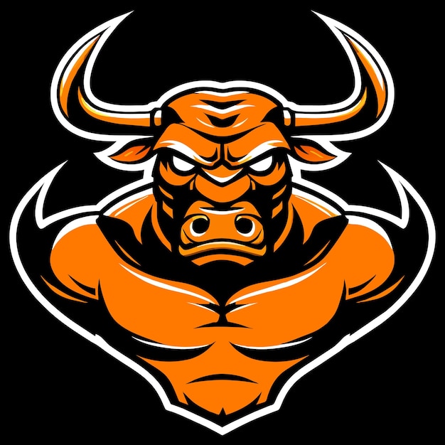 Fierce Minotaur Mascot with Intimidating Horns and Muscles | Jiffy Designs