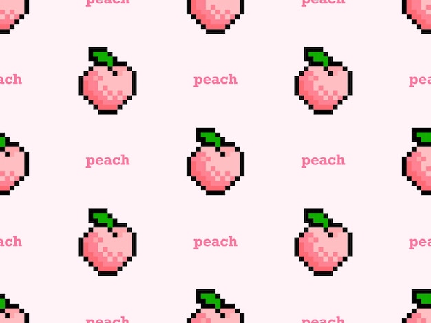 Vibrant Pixel Art Peach Collection | Jiffy Designs