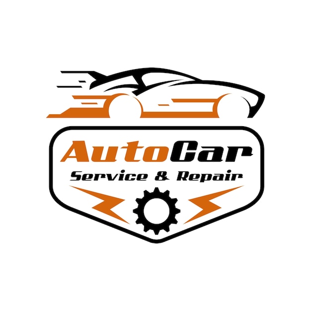 Sleek Sports Car Emblem for Auto Repair Shop | Jiffy Designs