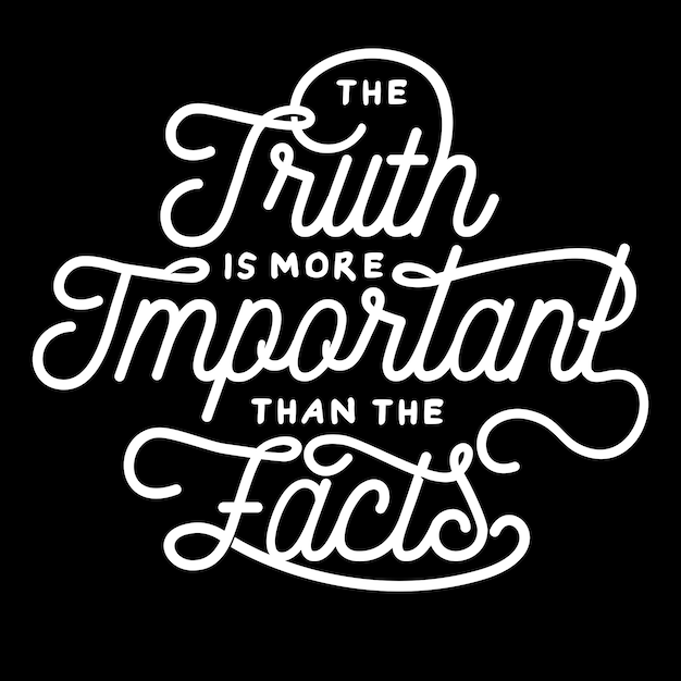 Inspiring Typographic Artwork Celebrating the Power of Truth | Jiffy ...