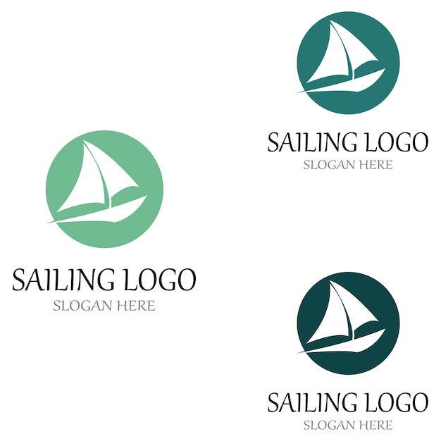 Elegant Sailing Vessel Silhouette Logo Design | Jiffy Designs