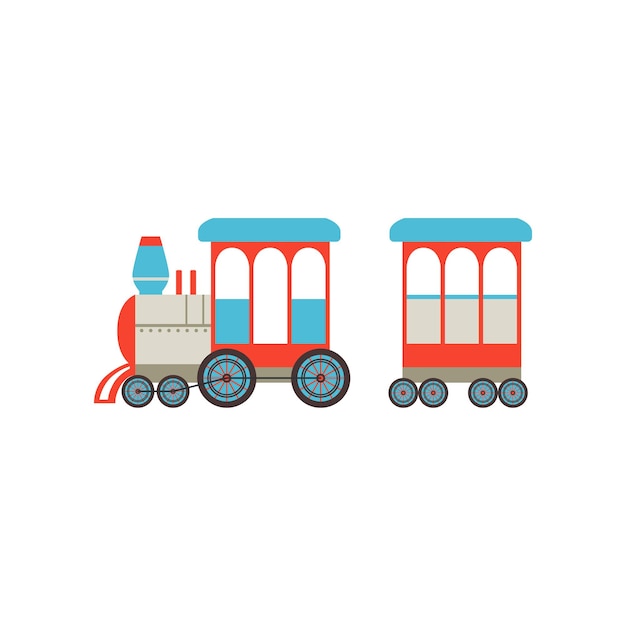 Vibrant and Playful Toy Train with Carriages | Jiffy Designs