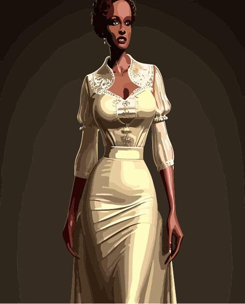 Captivating Retro Glamour: A Striking Vintage-Inspired Portrait | Jiffy ...