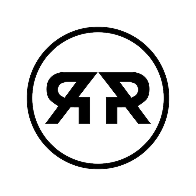 Minimalist Monogram Logo with Overlapping Initials in Circle | Jiffy ...