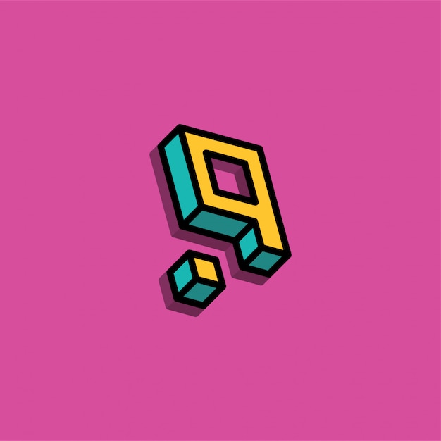 Vibrant 3D Cubes in Bold Retro Color Palette | Jiffy Designs