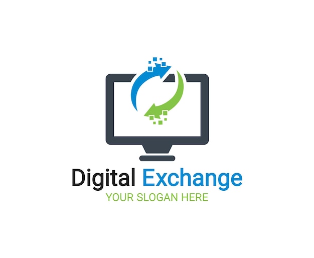 Vibrant Digital Exchange Platform with Eco-Friendly Symbol | Jiffy Designs