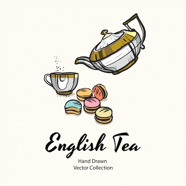 Delightful English Tea Time with Hand-Drawn Charm | Jiffy Designs