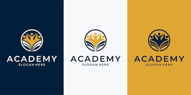 Versatile Academy Emblem Collection with Vibrant Color Palette | Jiffy Designs