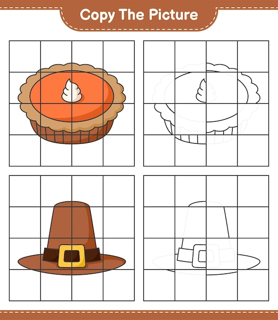 Delightful Thanksgiving Symbols: Pie, Turkey, and Pilgrim Hat | Jiffy ...