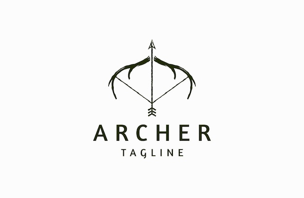 Elegant Archer's Bow and Arrow Symbol for Branding | Jiffy Designs