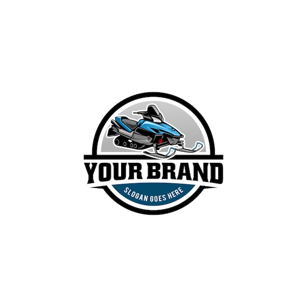 Sleek and Powerful Snowmobile Logo Design | Jiffy Designs