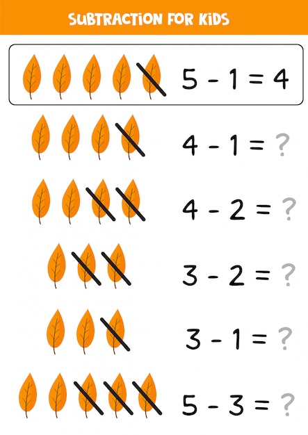 Engaging Subtraction Exercises for Young Learners | Jiffy Designs