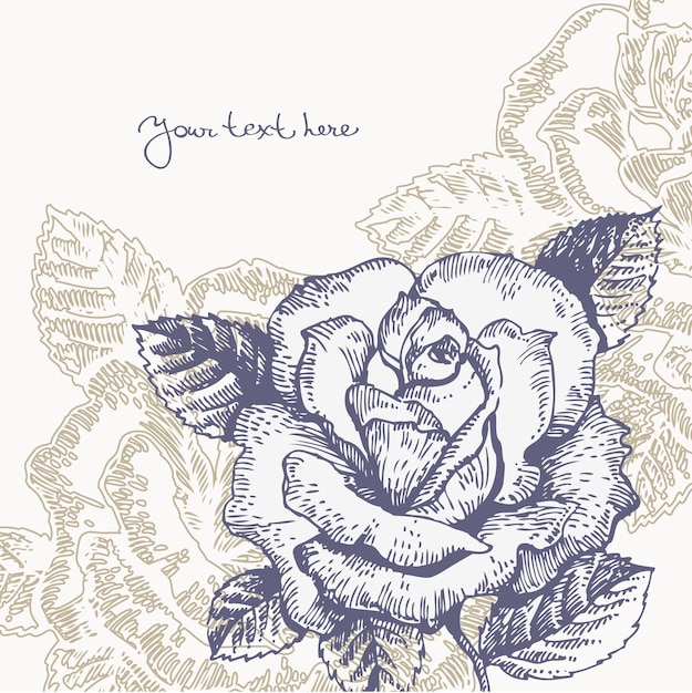 Intricate Floral Illustration with Handwritten Text | Jiffy Designs