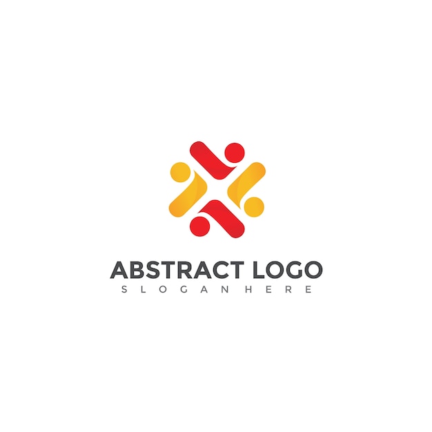 Vibrant Abstract Geometric Logo with Overlapping Shapes and Tagline ...