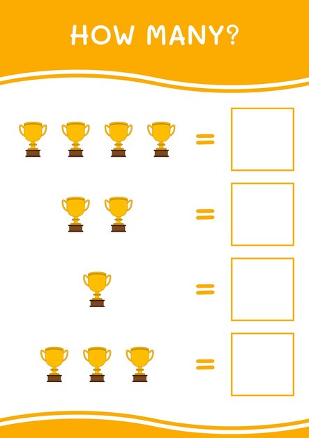 Counting Golden Trophies: A Visual Math Challenge | Jiffy Designs