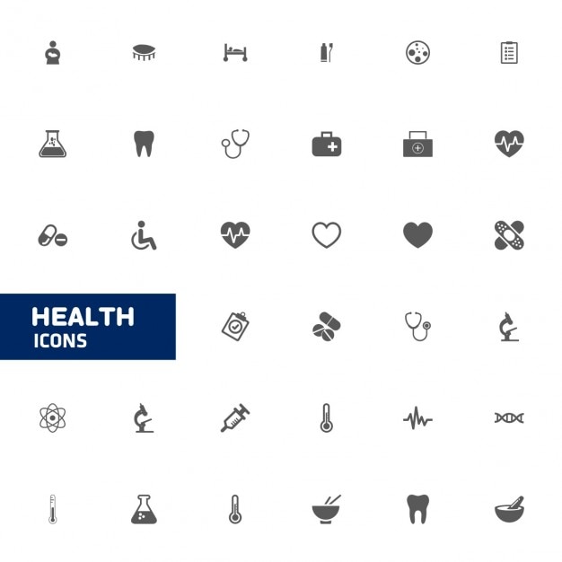 Diverse Collection of Health and Medical Themed Icons | Jiffy Designs