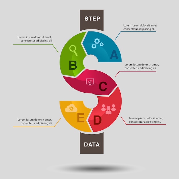 Vibrant Infographic Showcasing Four Key Steps and Data | Jiffy Designs