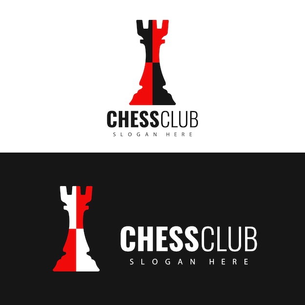 Iconic Chess Pieces Forming Powerful Chess Club Logo | Jiffy Designs