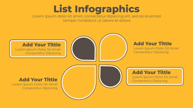 Vibrant Infographic Layout with Circular Elements and Placeholders ...