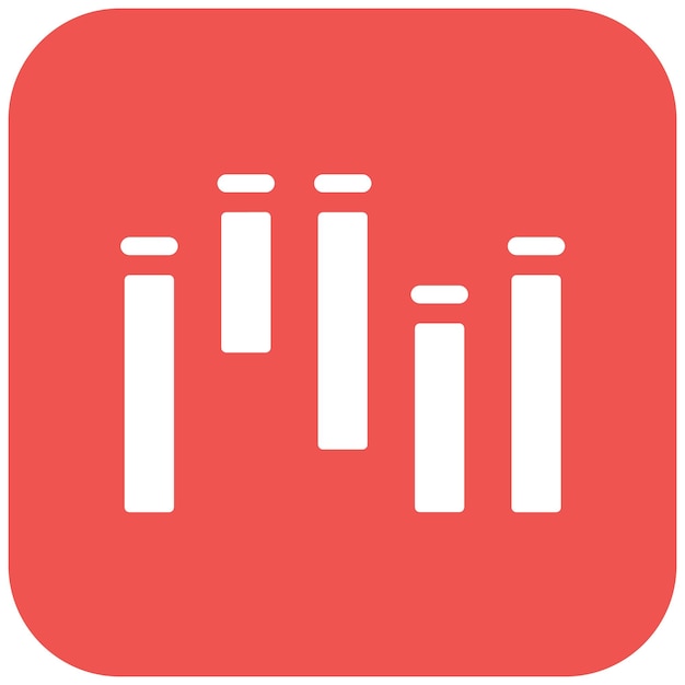 Striking Geometric Bars in Vibrant Red | Jiffy Designs