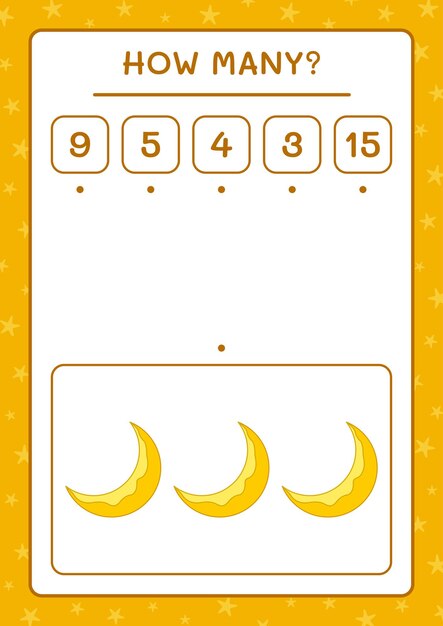 Counting Crescent Moons: A Playful Numeracy Exercise | Jiffy Designs