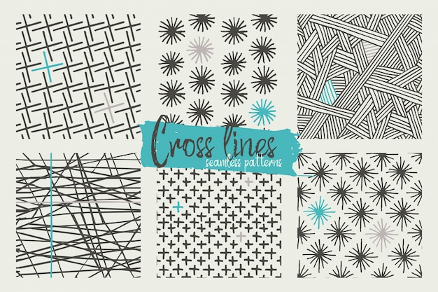 Diverse Collection of Geometric and Crosshatch Patterns | Jiffy Designs