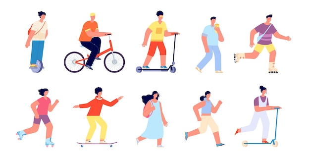 Diverse Collection of Active Lifestyle Illustrations | Jiffy Designs