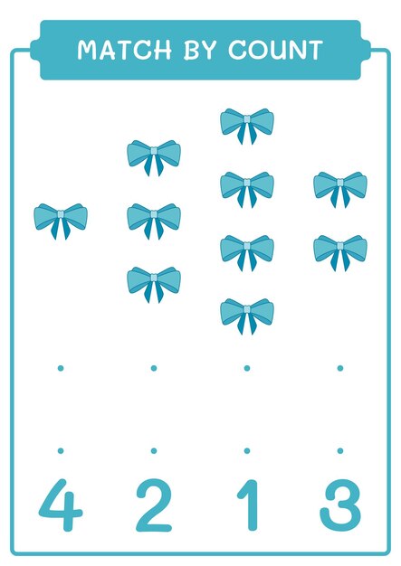 Charming Bow Counting Activity for Kids | Jiffy Designs