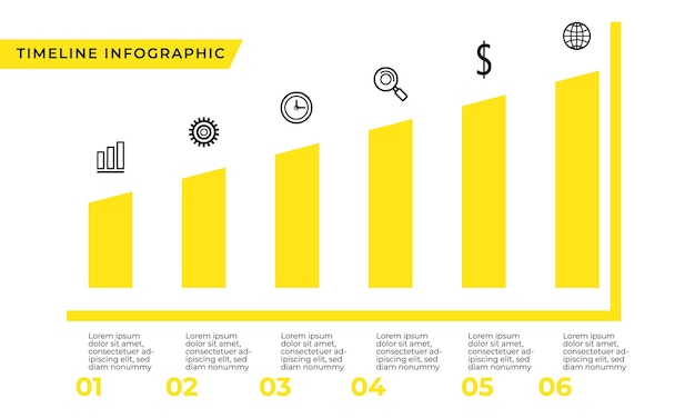 Vibrant Timeline Infographic with Upward Growth Visualization | Jiffy ...
