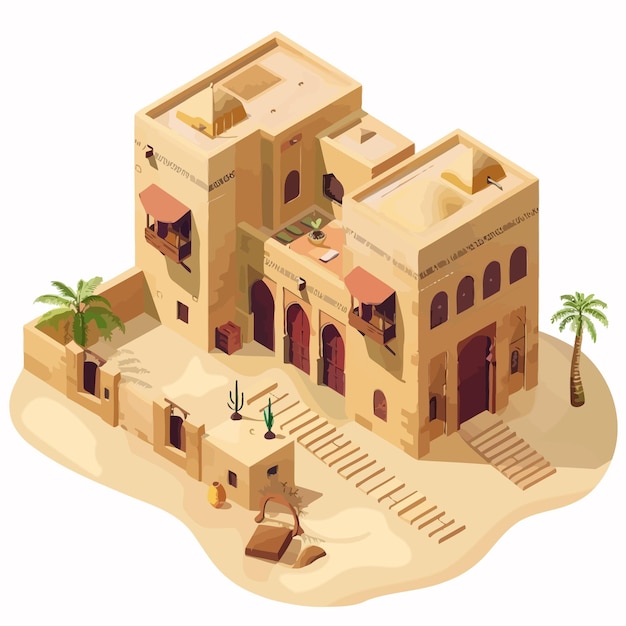 Captivating Desert Palace with Intricate Architecture | Jiffy Designs