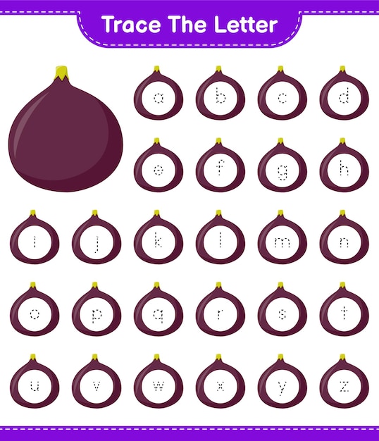 Trace the Alphabet with Plum Ornaments | Jiffy Designs