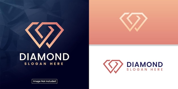 Elegant Diamond-Shaped Logo with Minimalist Branding | Jiffy Designs