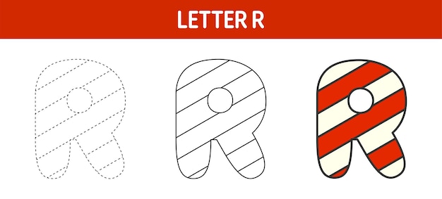 Vibrant Striped Letter R: Playful and Energetic Design | Jiffy Designs