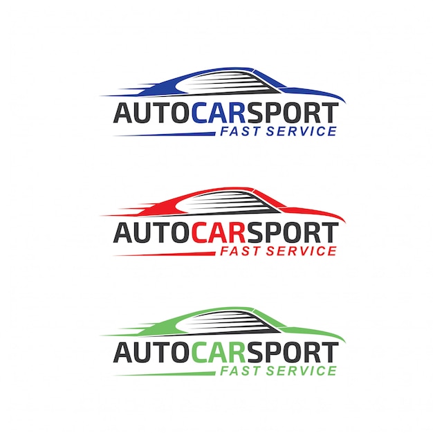 Dynamic Auto Service Logo with Sleek Car Silhouette | Jiffy Designs