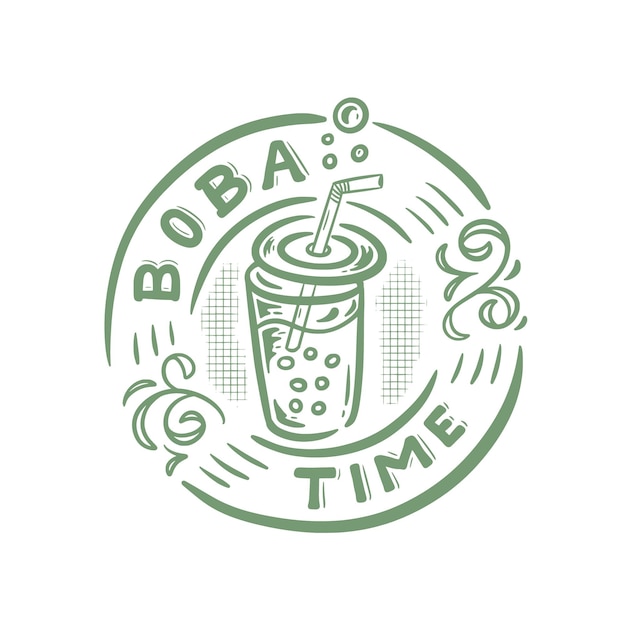 Refreshing Bubble Tea Time Illustration | Jiffy Designs