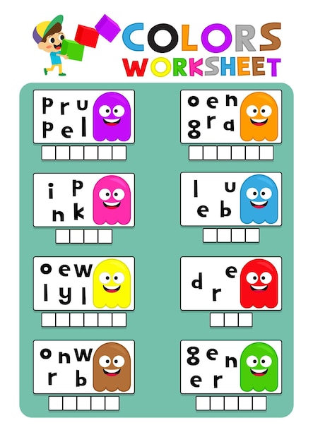 Colorful Learning: Identifying Colors and Words | Jiffy Designs