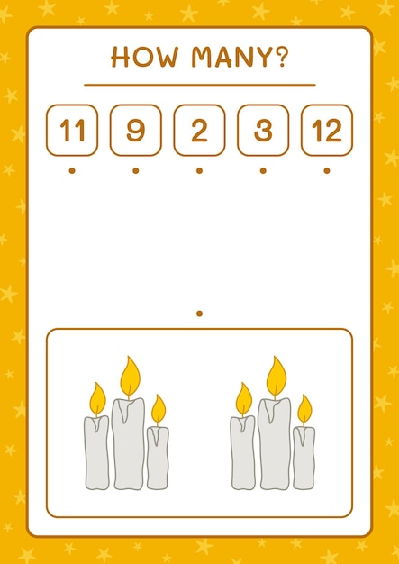 Counting Candles on a Bright Yellow Background | Jiffy Designs