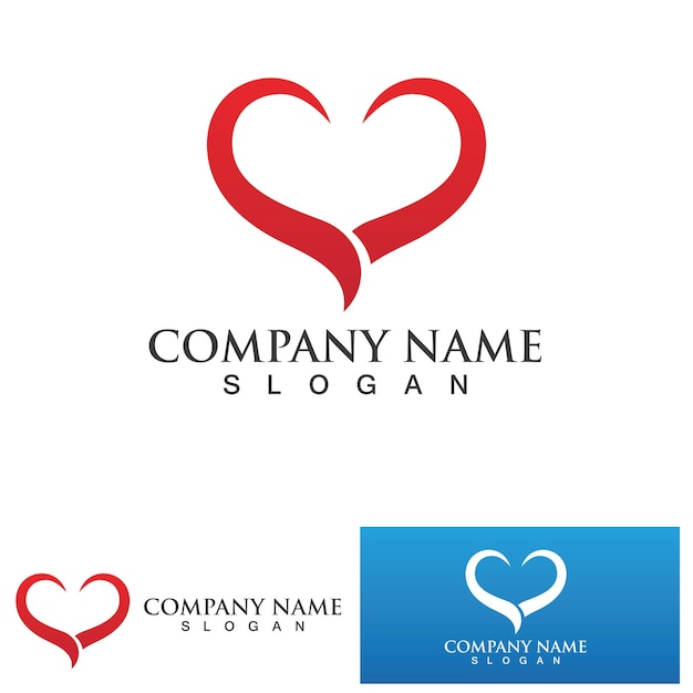 Elegant Red Heart-Shaped Brand Logo Design | Jiffy Designs