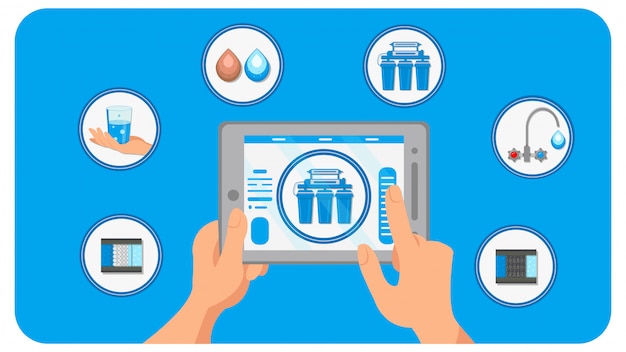 Tablet Displaying Banking App with Financial Icons Illustration | Jiffy ...