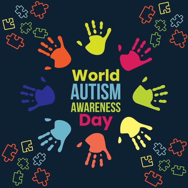 Vibrant Handprints Celebrating World Autism Awareness Day | Jiffy Designs