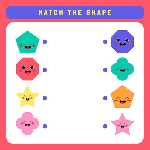 Playful Shapes: Matching Fun for Little Learners | Jiffy Designs