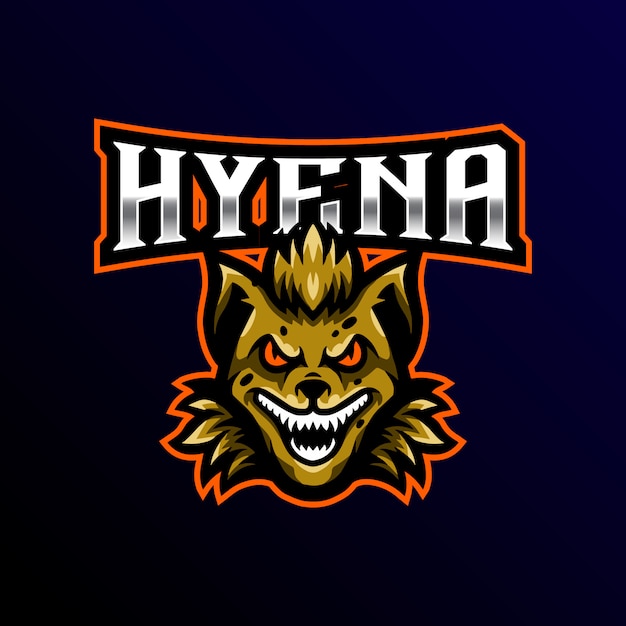 Fierce and Ferocious Hyena Emblem with Bold Typography | Jiffy Designs