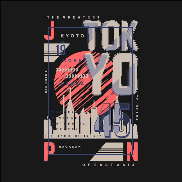 Dynamic Cityscape with Vibrant Typographic Design in Retro Style ...