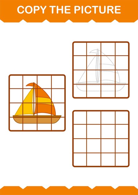 Vibrant Sailboat Graphic Collection with Grid Overlays | Jiffy Designs