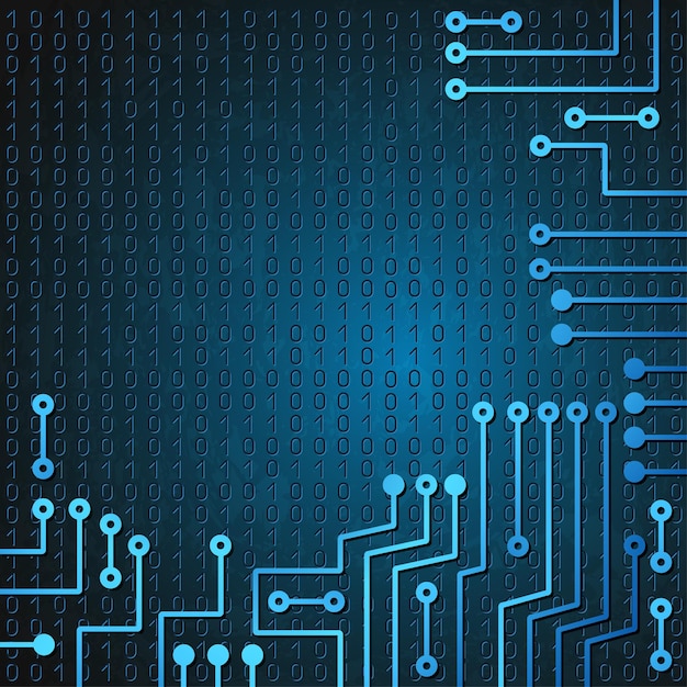 Intricate Digital Circuit Board Backdrop | Jiffy Designs