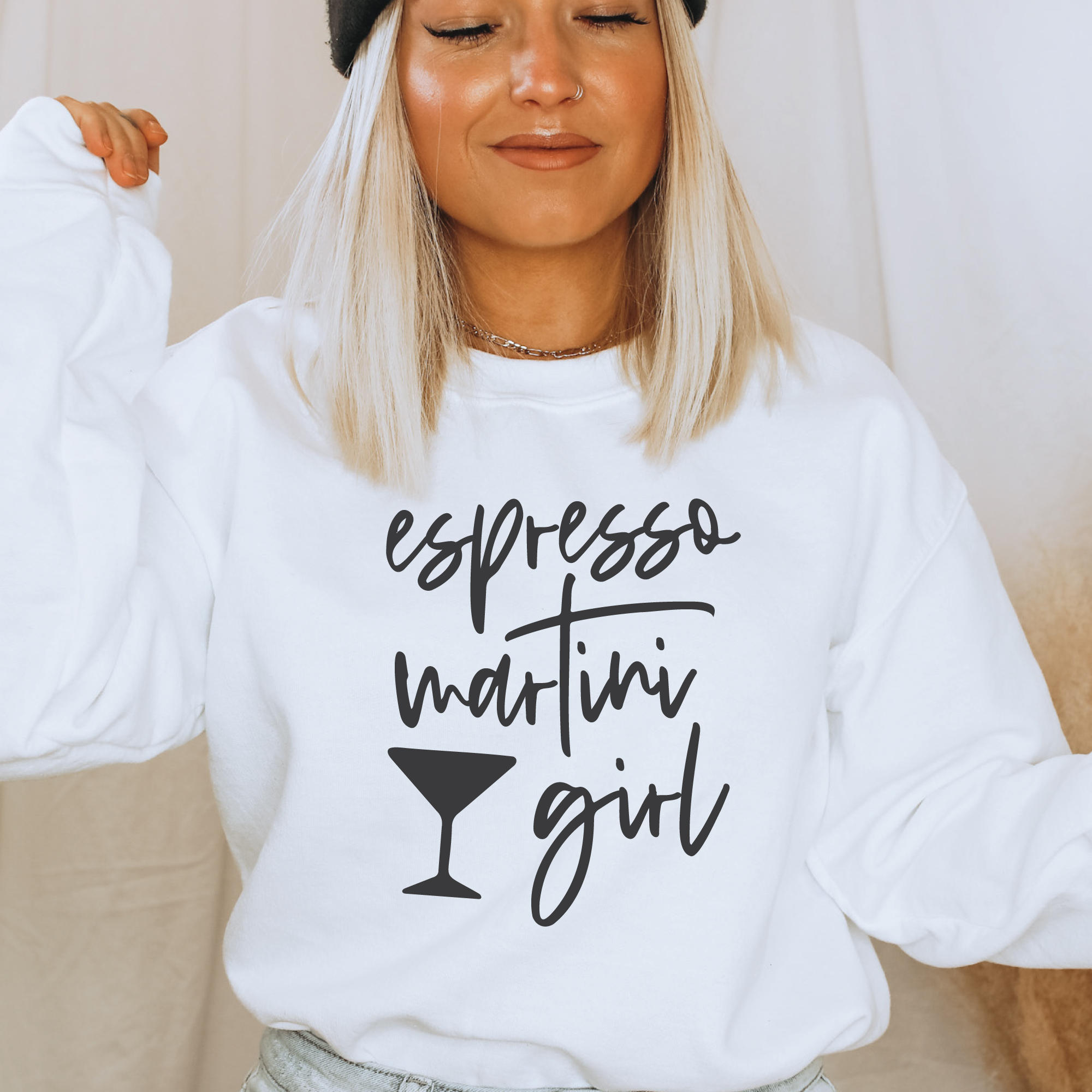 'Espresso Martini Girl' Svg Png Files, Comes In Both Black And White, Stylish Script with ...