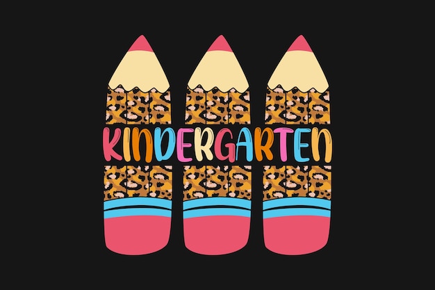 Vibrant Leopard Print Kindergarten School Supplies Set | Jiffy Designs